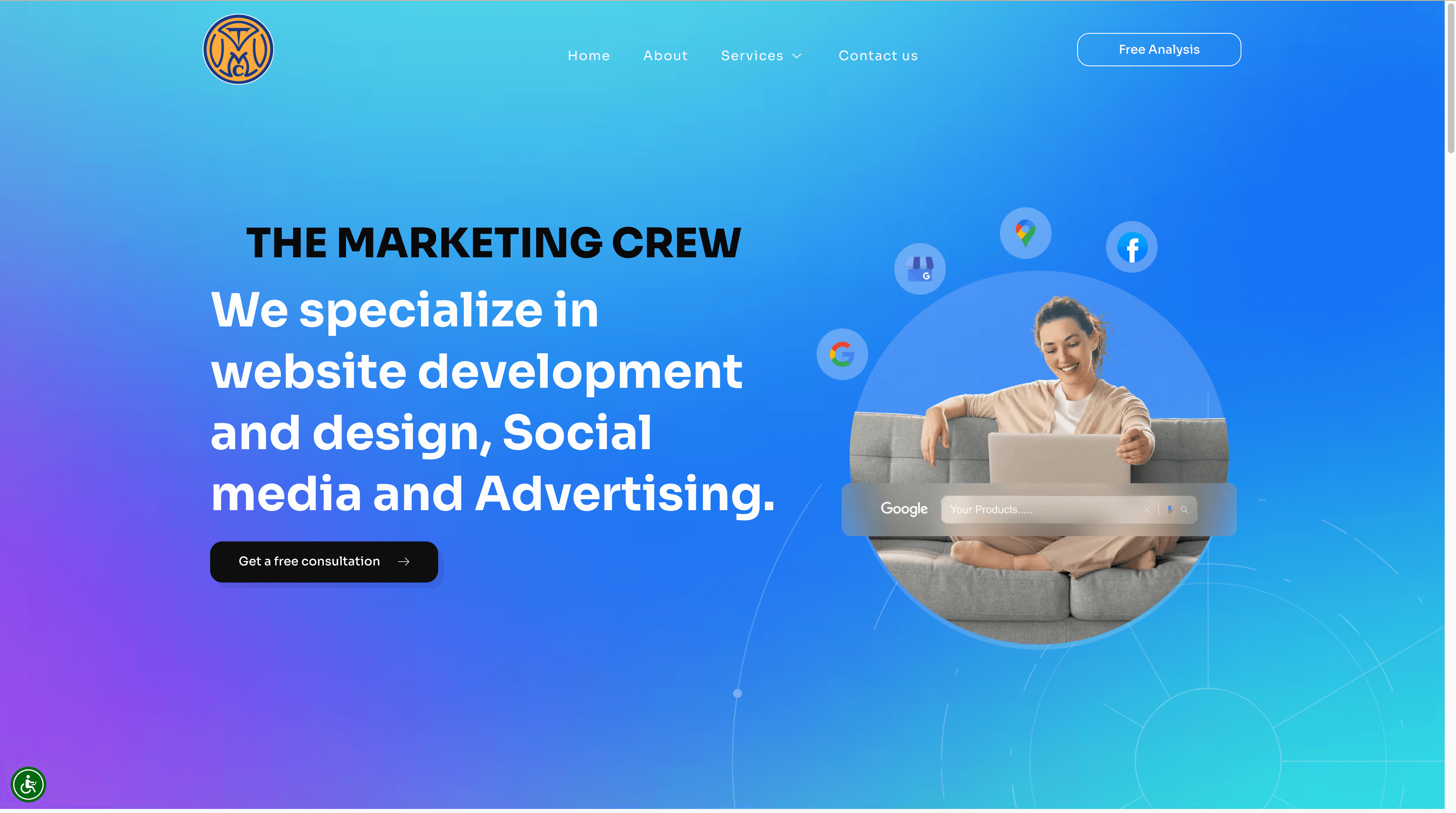 Marketing Crew LLC, Web design and marketing company