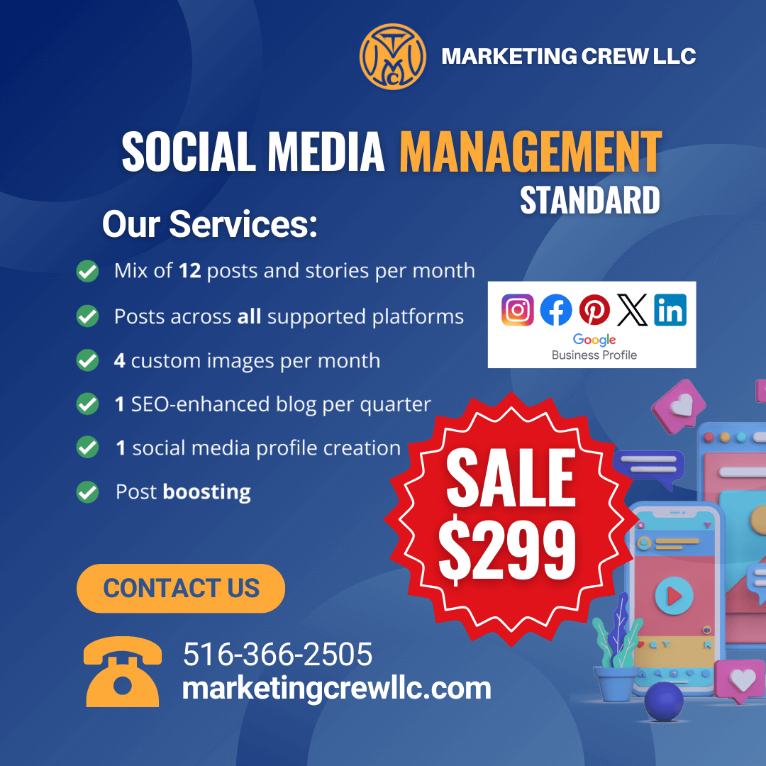 Social Media Management Experts - Marketing Crew LLC